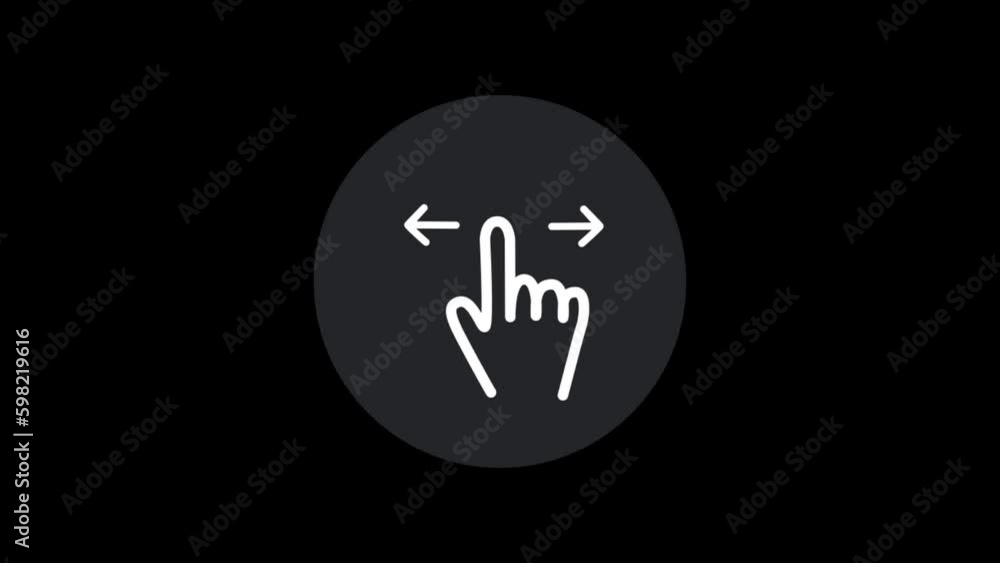 gesture hand icon of nice animated for your icon pack videos easy to ...