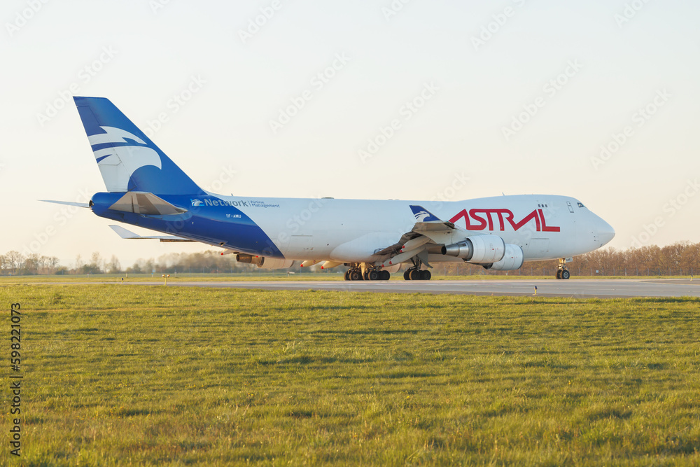 PRAGUE - MAY 30, 2023: Astral Aviation operated by Air Atlanta ...