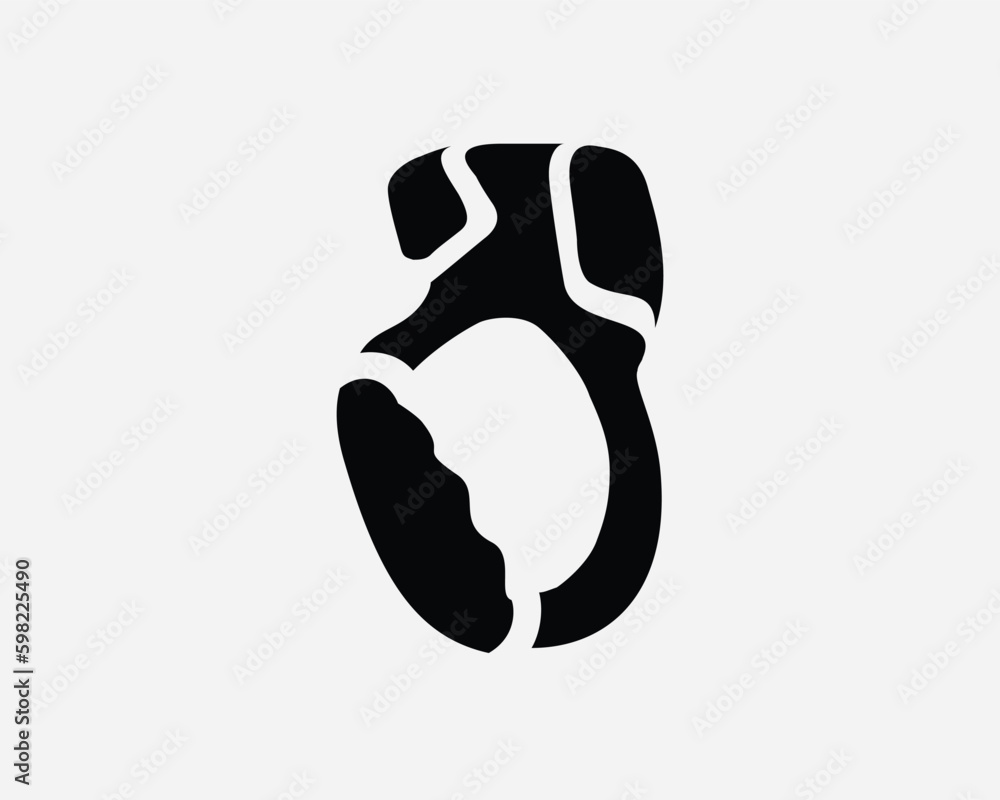 Rope Ascender Black Icon. Alpinist Climber Sports Equipment Safety ...