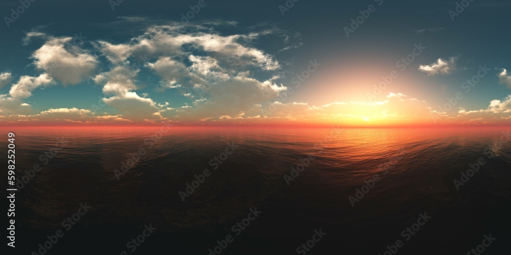 archipelago, sea bay, HDRI, environment map , Round panorama, spherical ...