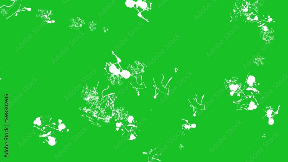 Crime investigation shapes on green screen background motion graphics ...