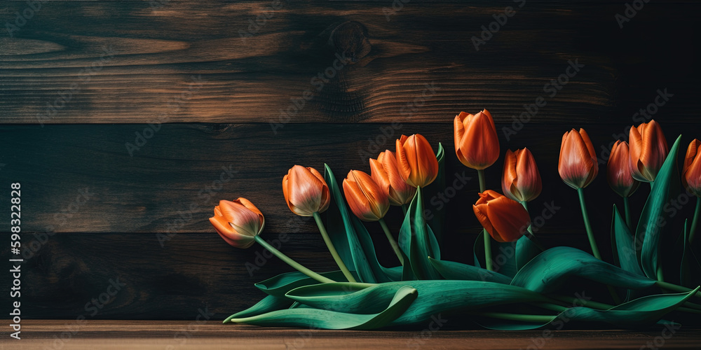 Tulips on a clean background, amazing backdrops, for social media ...