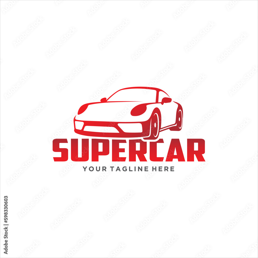 Super Car Logo Design Vector Image Stock Vector | Adobe Stock