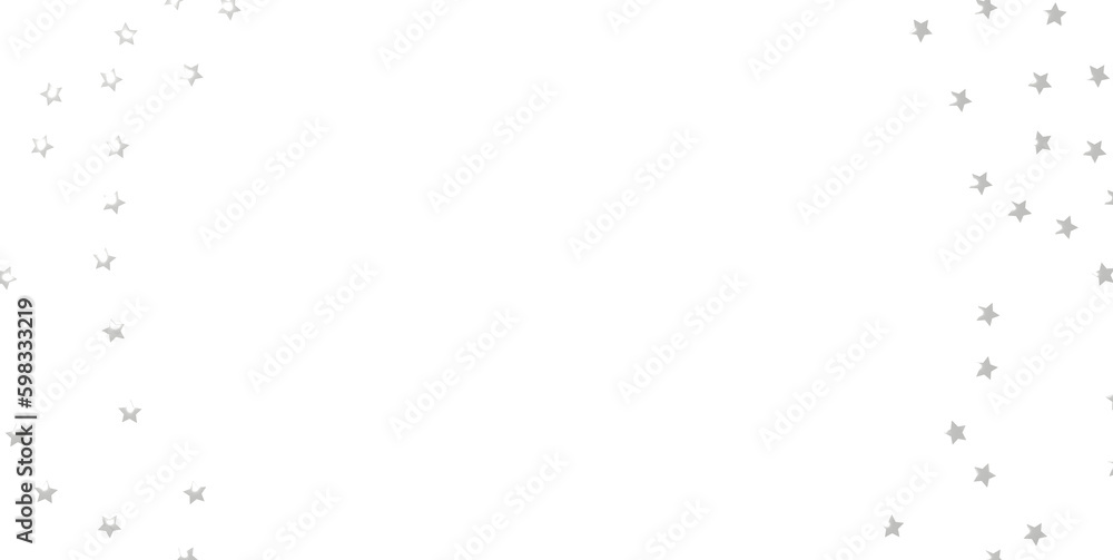 Silver stars border 3d - png transparent ilustração do Stock | Adobe Stock