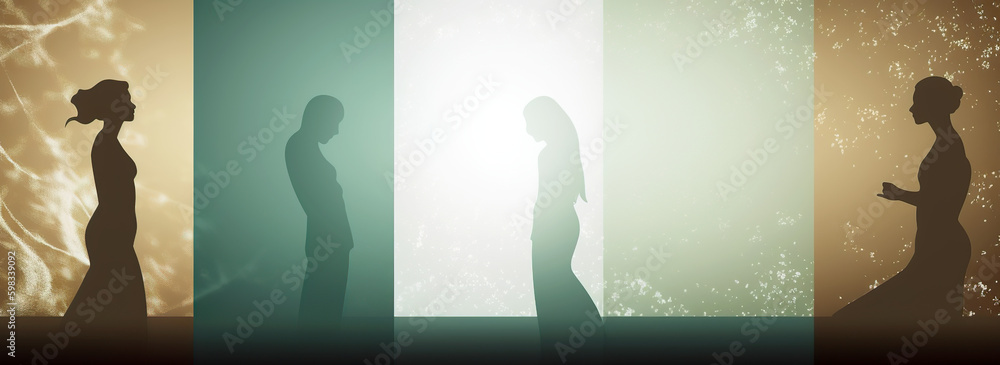 Representation of love, romance and wedding. For invitation, greeting ...