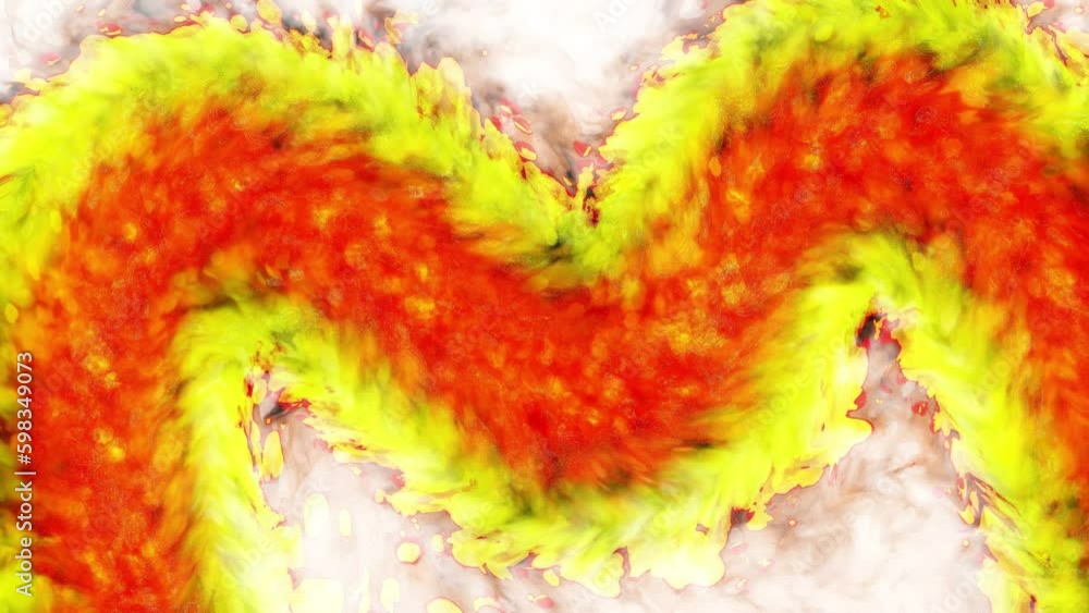 Flow animation, Abstract fluid animation, Seamless loop animation ...