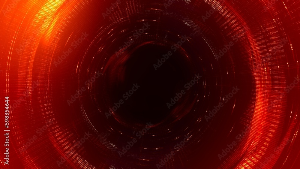 Futuristic Red and White Artificial Intelligence Dashboard Design ...