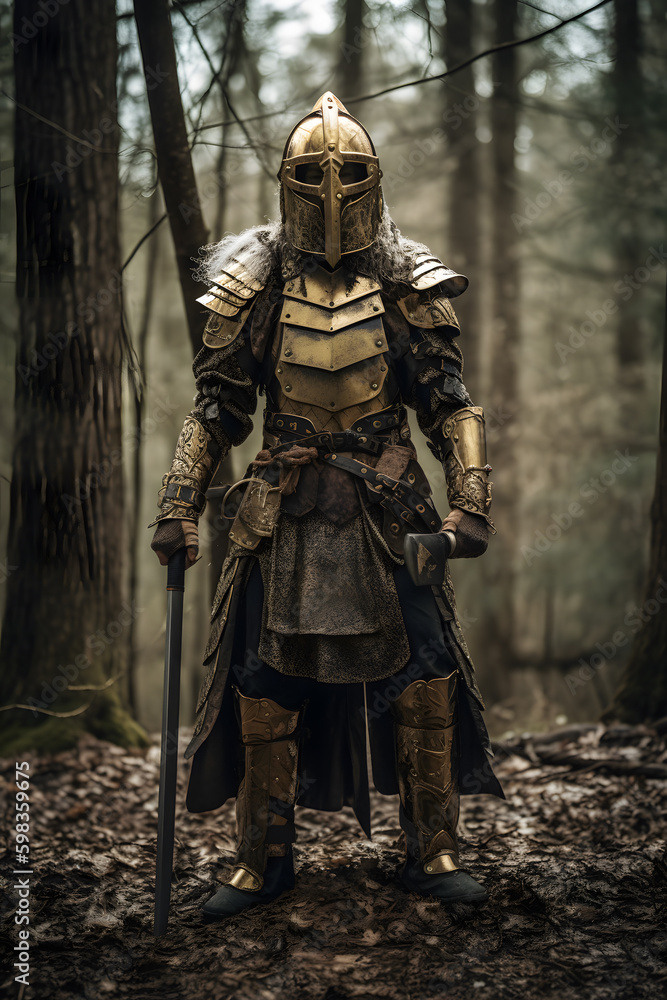 Knight Armor Background