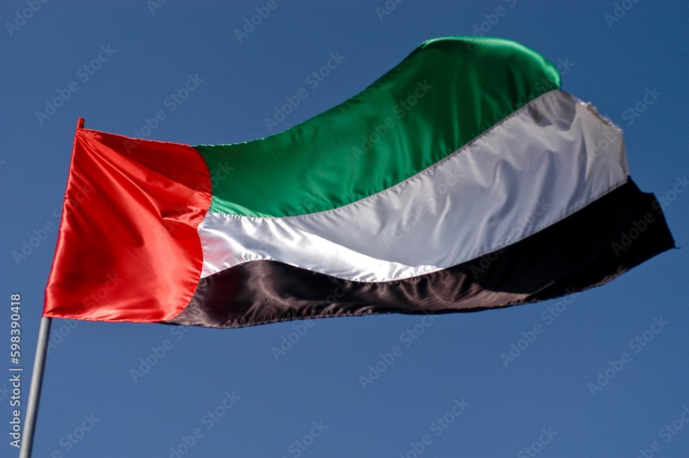 flag of the UAE Stock Photo | Adobe Stock