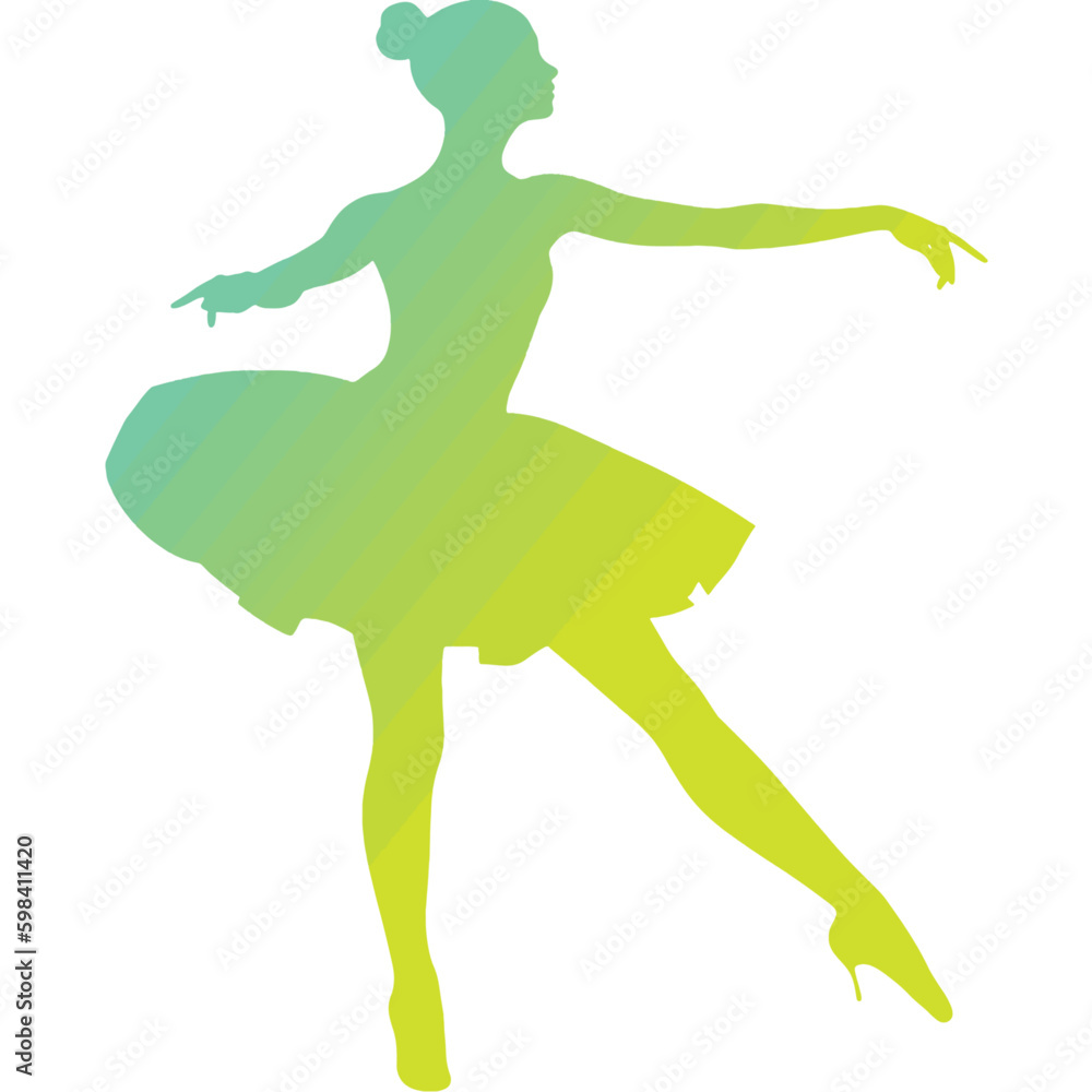 Ballet Dancer Silhouette Clip Art