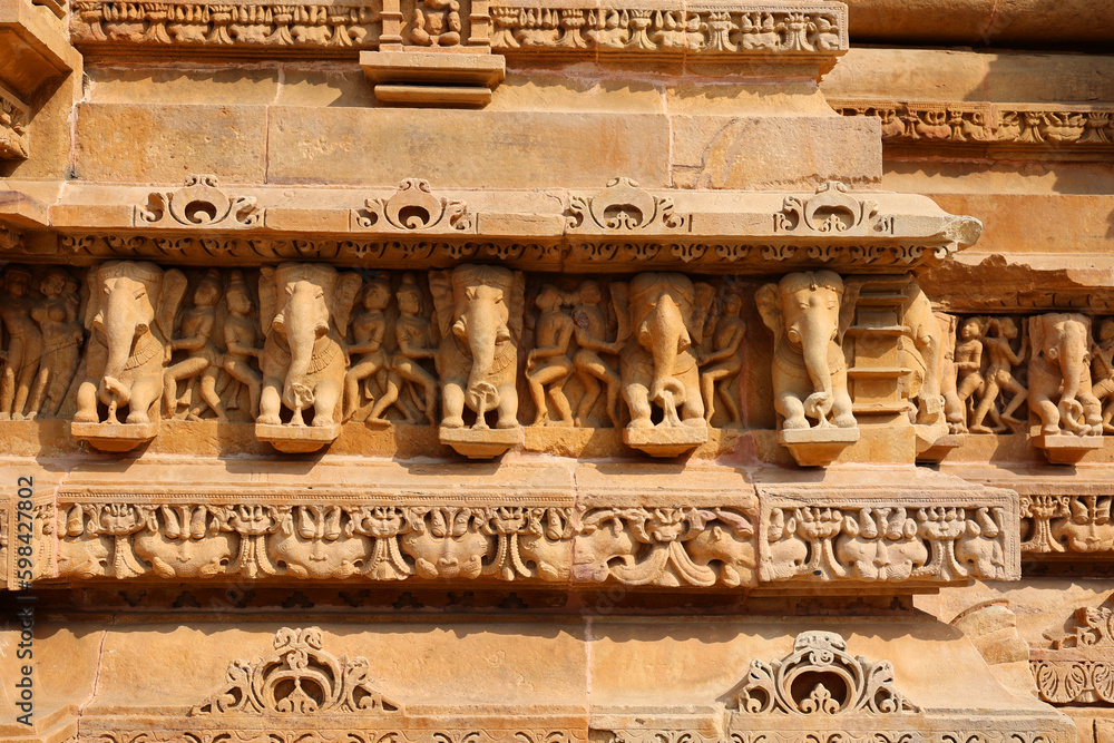 Khajuraho Group of Monuments are a group of Hindu and Jain temples ...