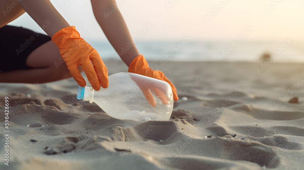 volunteering,charity,microplastic,cleaning,people picking up plastic ...