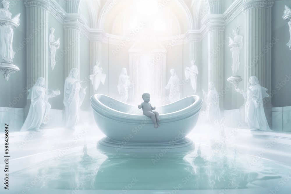 baptisms, christening. symbolizes spiritual birth in the Church ...