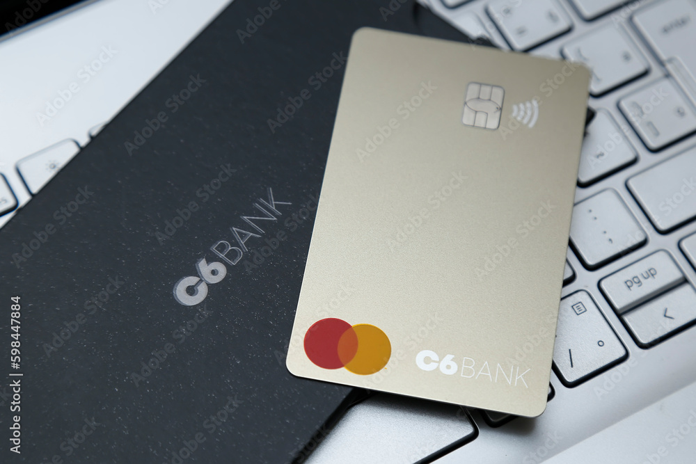 C6 Bank Mastercard logo credit card Stock Photo | Adobe Stock