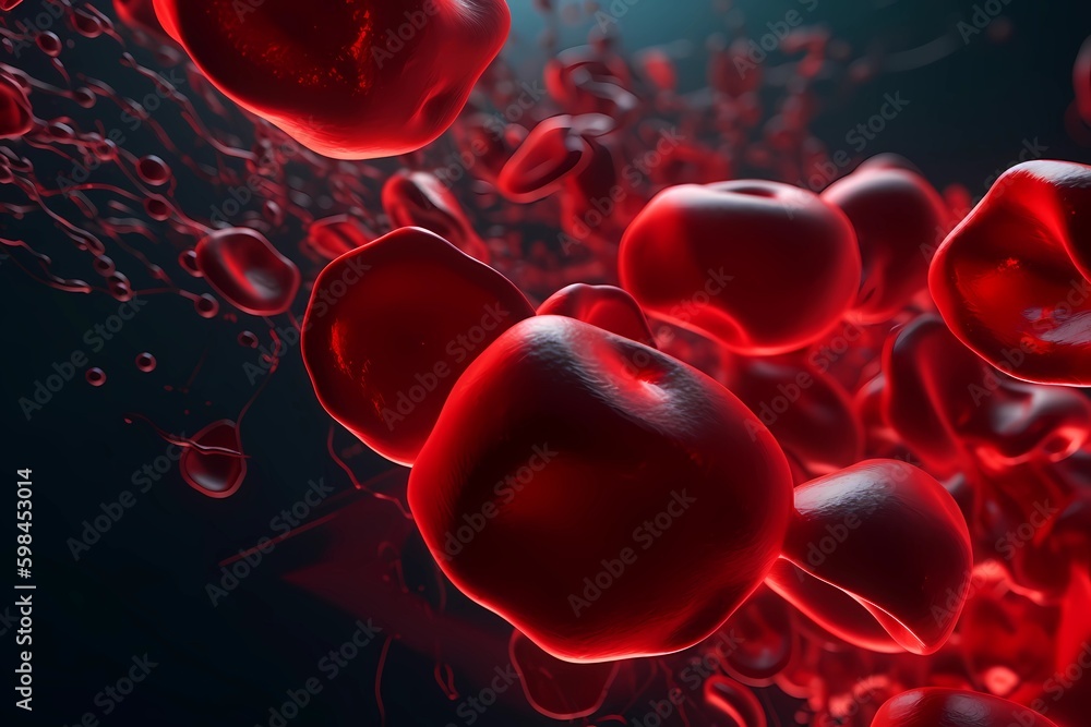 Human Heart Cells Under Microscope