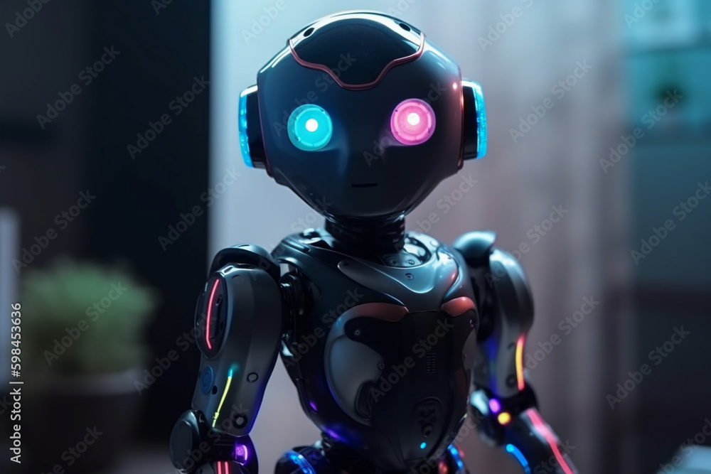 malfunction, robot humanoid android robot with artificial intelligence ...