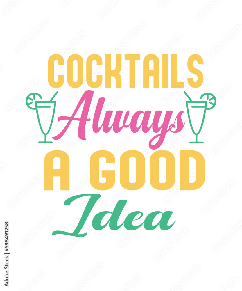 Cocktail SVG Bundle, Longdrinks, Drinks Vector Icons for Cricut, Drinks ...