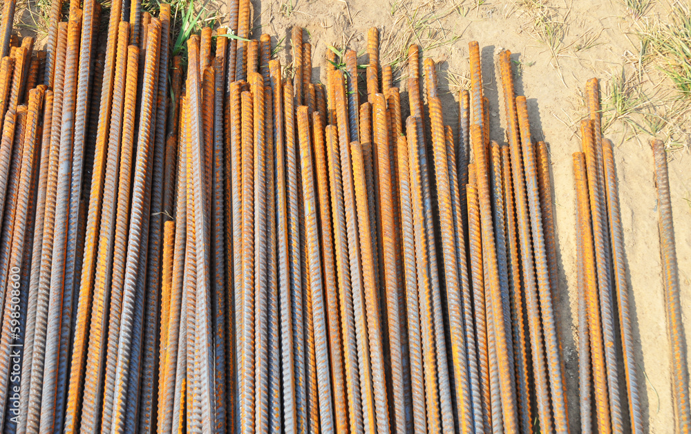 Rebar (short for reinforcing bar), known when massed as reinforcing ...