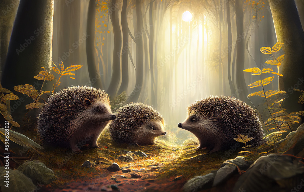a Hedgehog's Family Life, as they Navigates the Forest and Unveils the ...