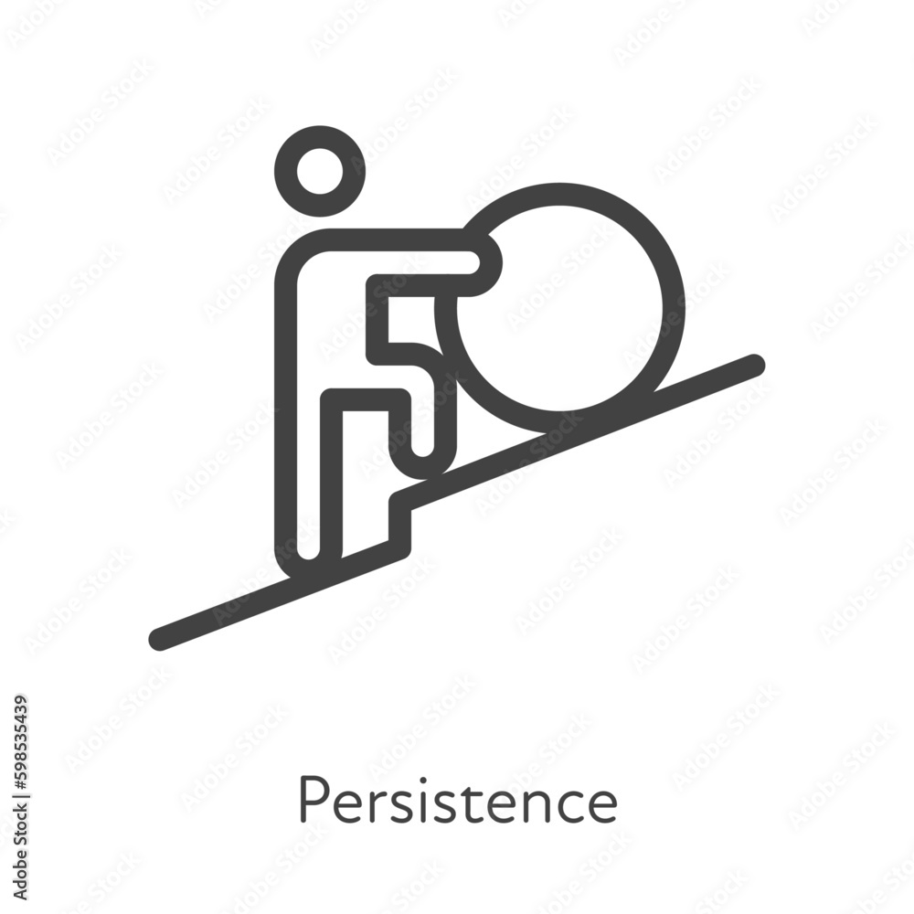 Outline style ui icons soft skill for business collection. Vector black ...