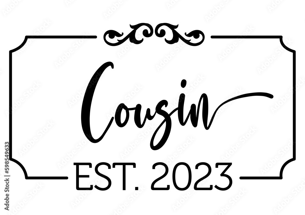 Cousin digital vector files, svg, png, ai, pdf, ready for print ...