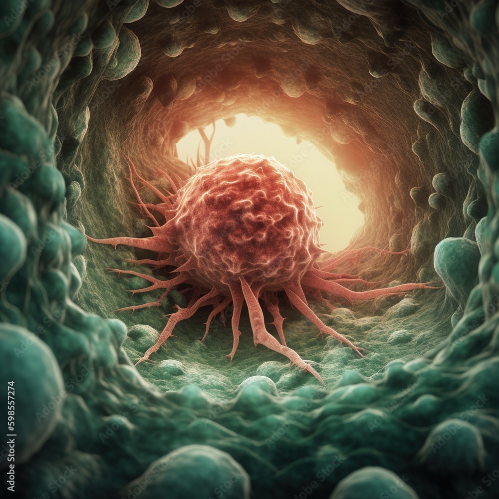 cancer oncology and malignant cancerous growth and metastasis anatomy ...