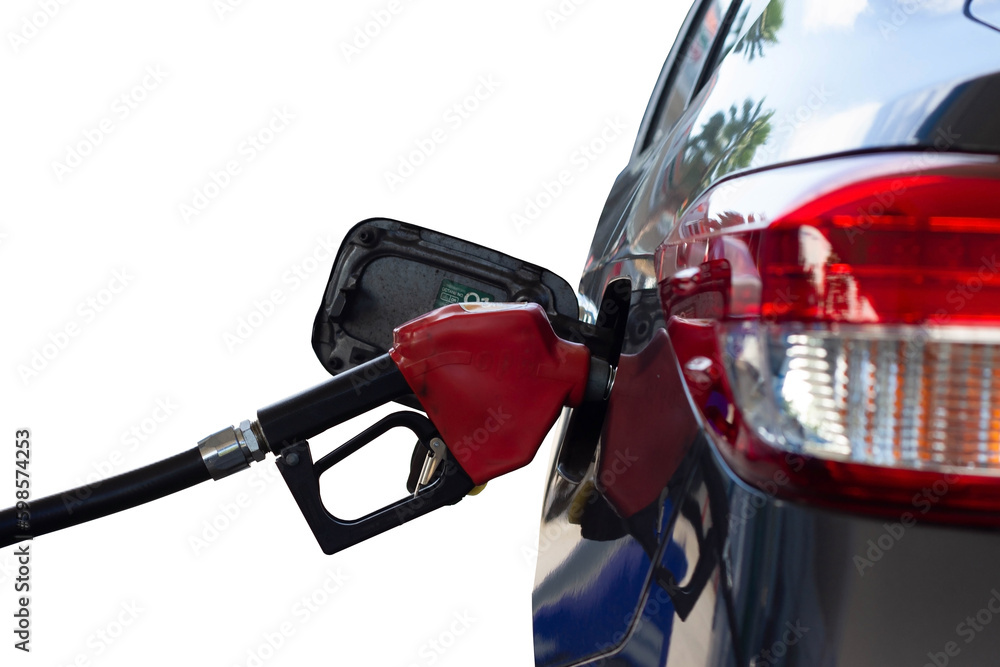 Cars that are being refueled as energy to propel the motor. Stock Photo ...