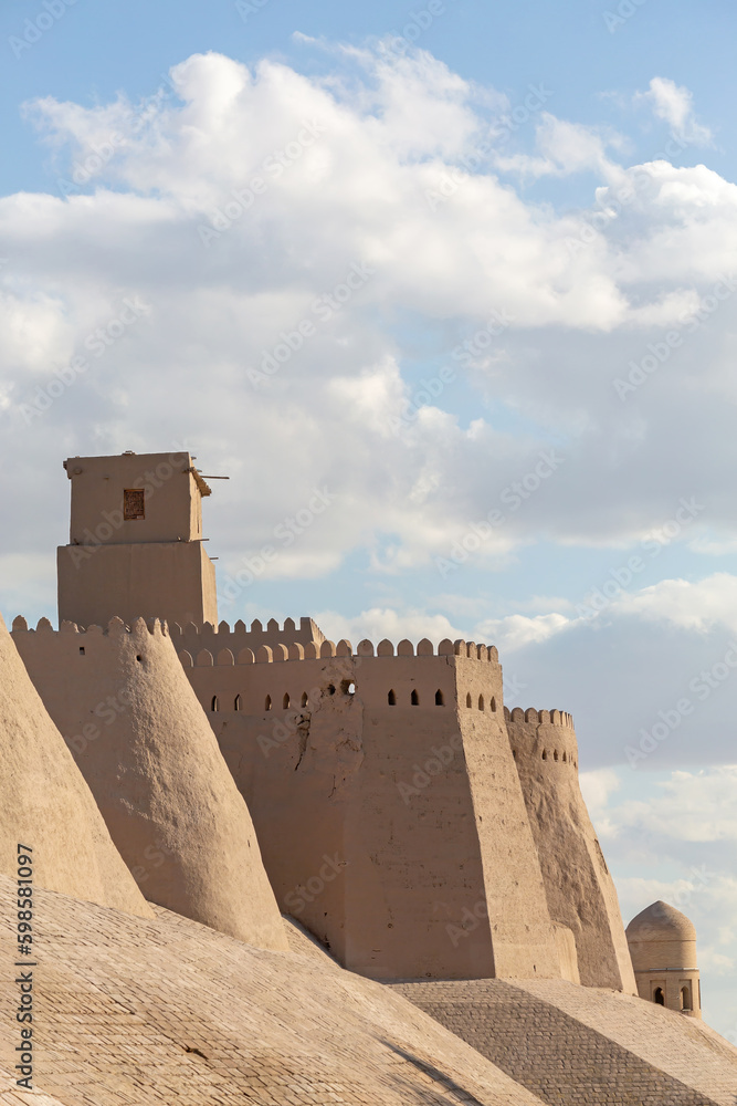 Ancient fortress of Kunya Ark and Kunya tower, best viewpoint at ...