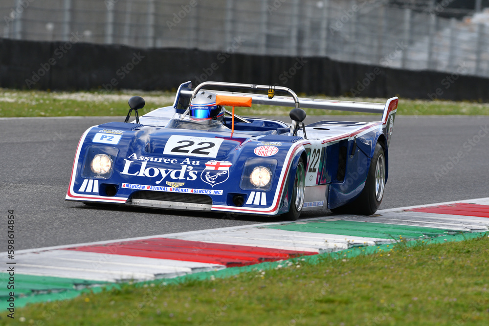 Scarperia, 2 April 2023: #22 Chevron B31 year 1975 in action during ...