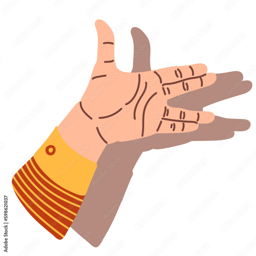 Hand gesture dog shadow on the wall. shadow artwork featuring ...