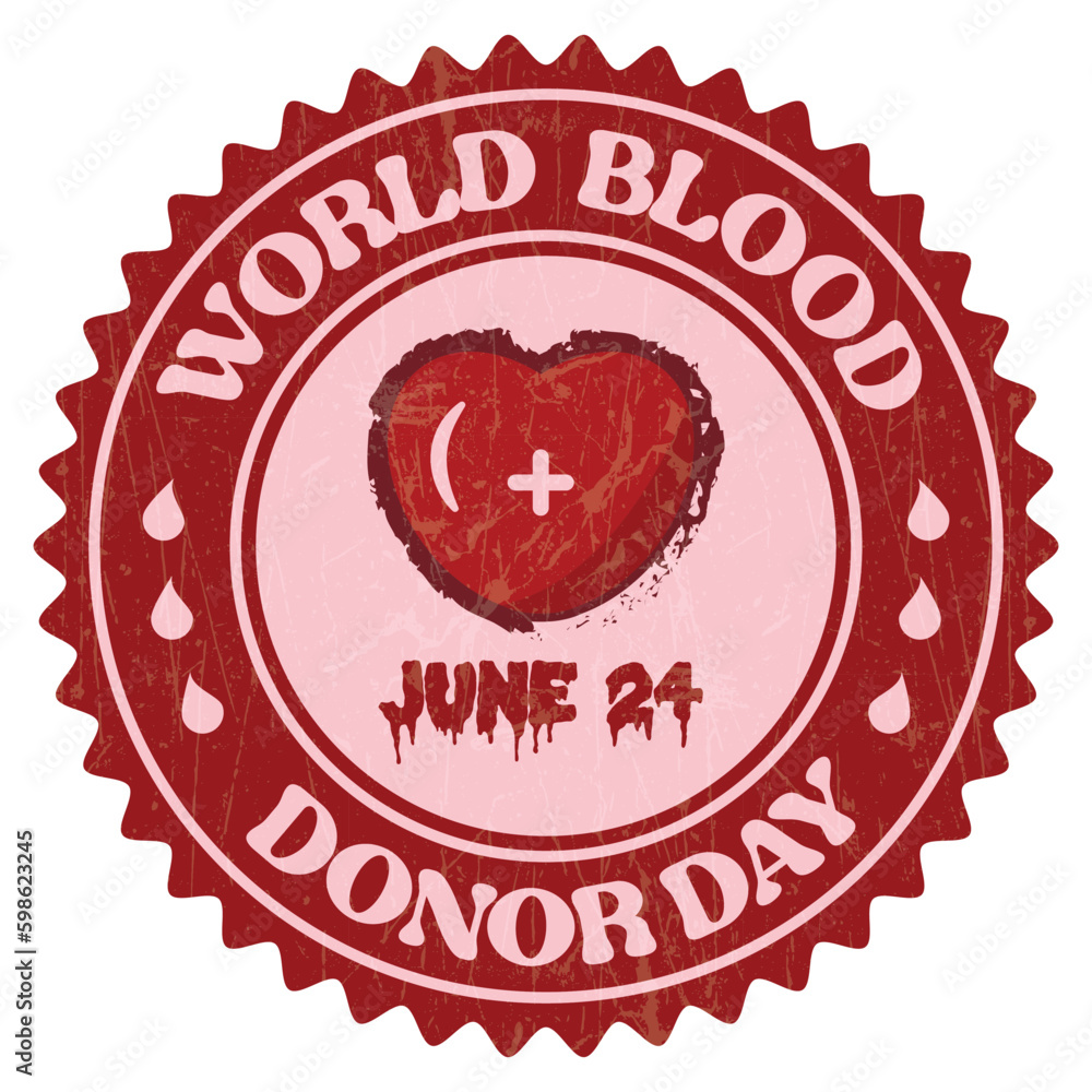 world blood donor day logo, honor the blood donor, blood donor day ...