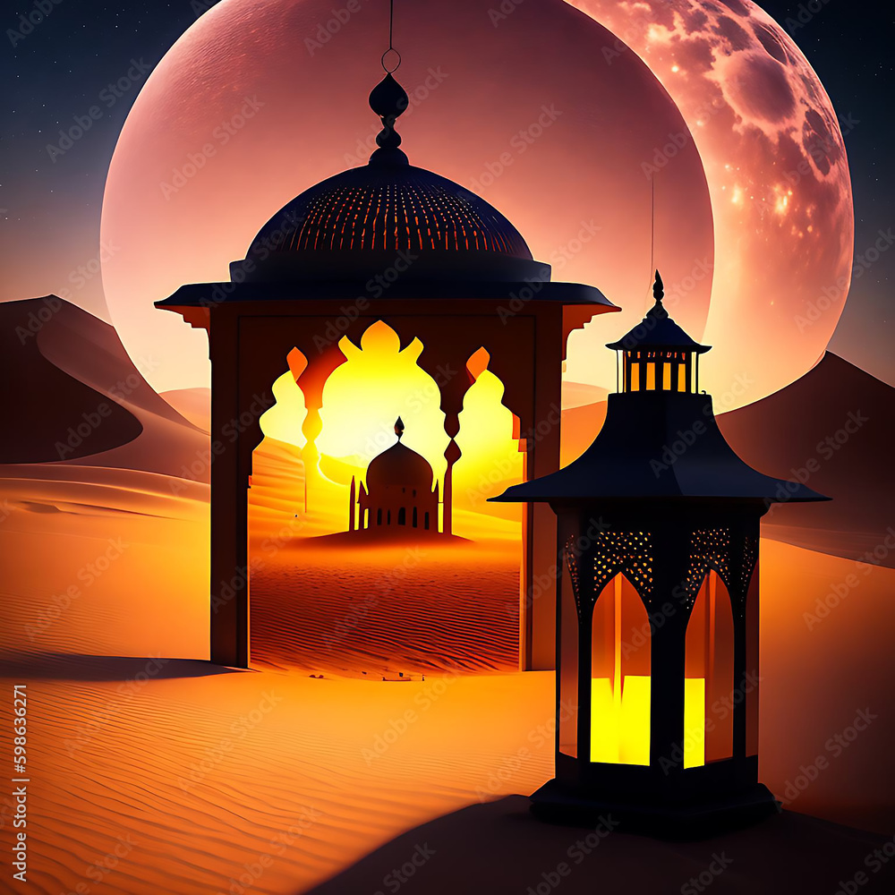 Islamic background. Design for any Islamic event. Eid ul Fitr, Eid ul ...