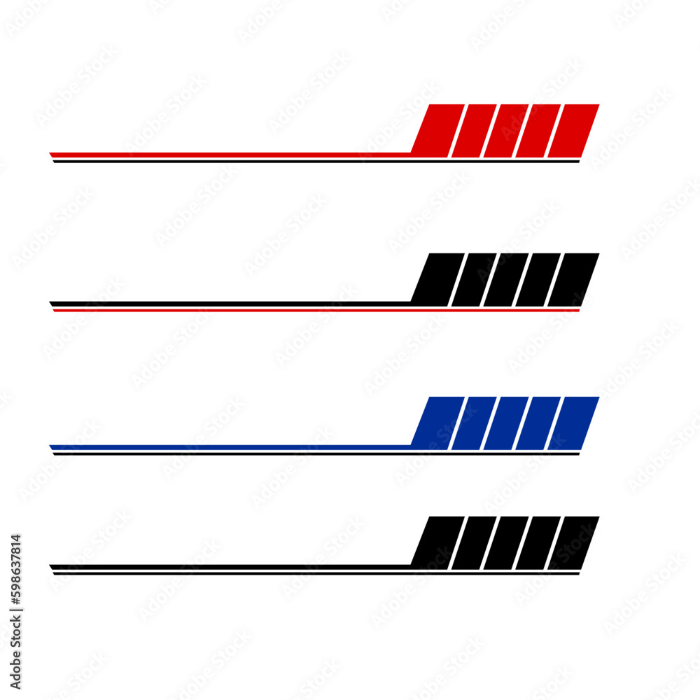 car wrapping livery decal vector design. modern decals Stock Vector ...