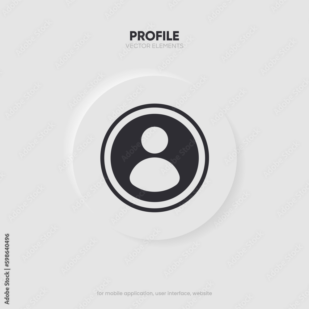 Friend, people, contact, profile, user icon emblem symbol. Person ...