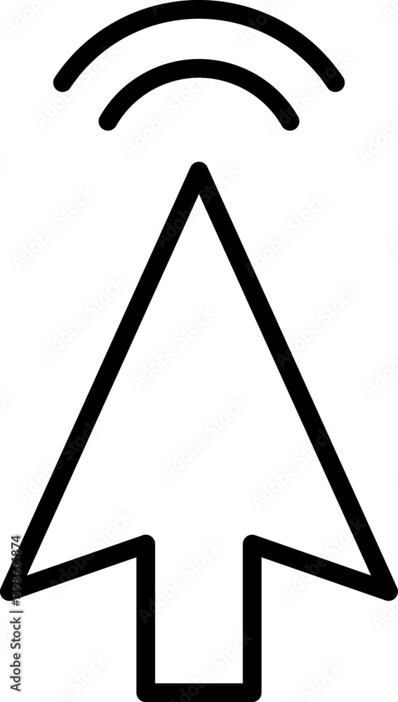 Hand Mouse Pointer Pictogram on Transparent Background. Finger Web ...