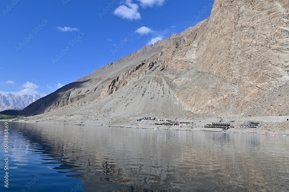 Peaceful Scenery of Karakoram Range and Attabad Lake in Northern ...