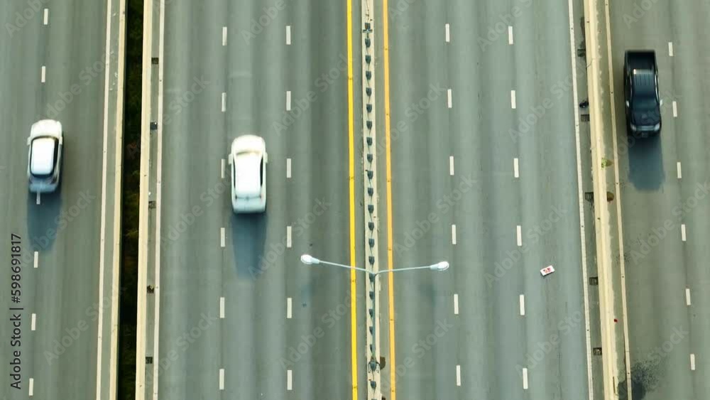 Highway traffic is managed through a combination of traffic control ...