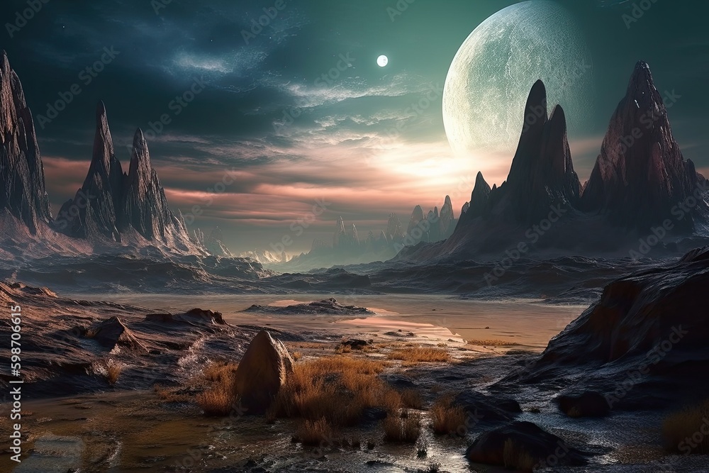 Exploring an Ethereal and Fantastic Landscape of an Alien Planet: A ...