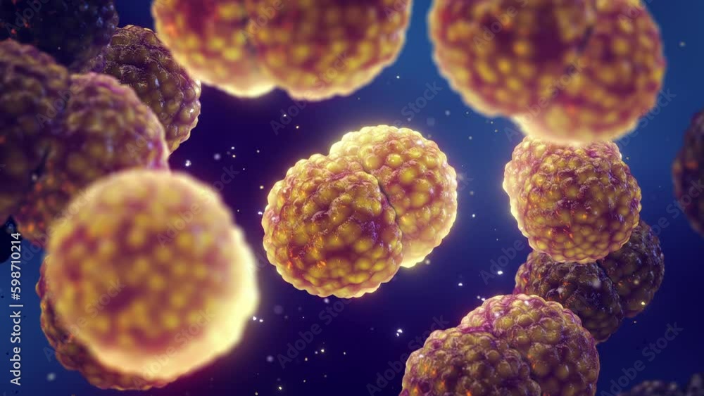 Meningitis bacteria animation, Neisseria meningitidis. Meningococcal ...