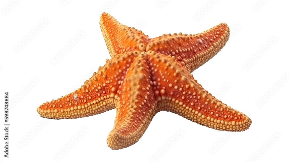 Starfish isolated on transparent background created with generative AI ...