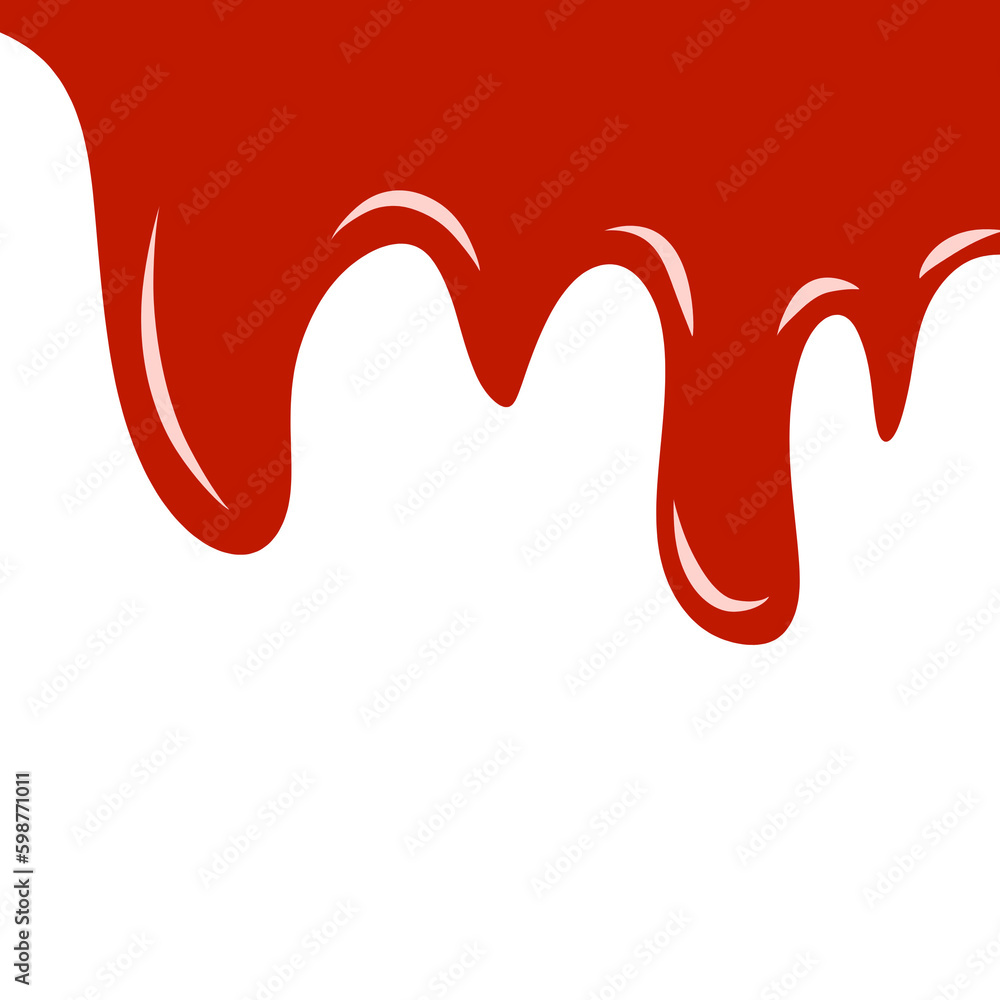 Dripping blood border.liquid blood.scary blood splash. Stock ...