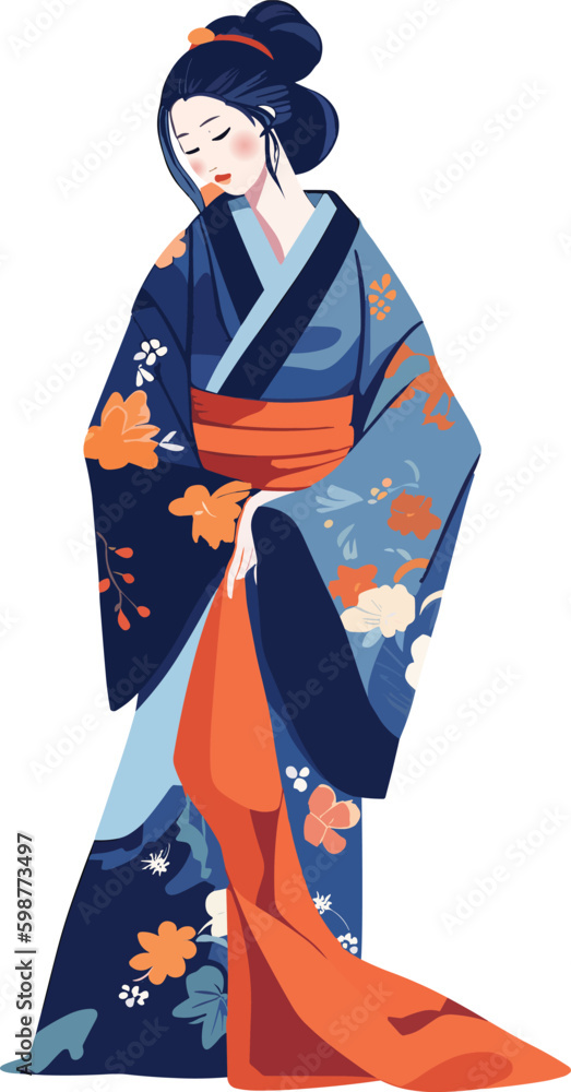Traditional Japanese Geisha Art