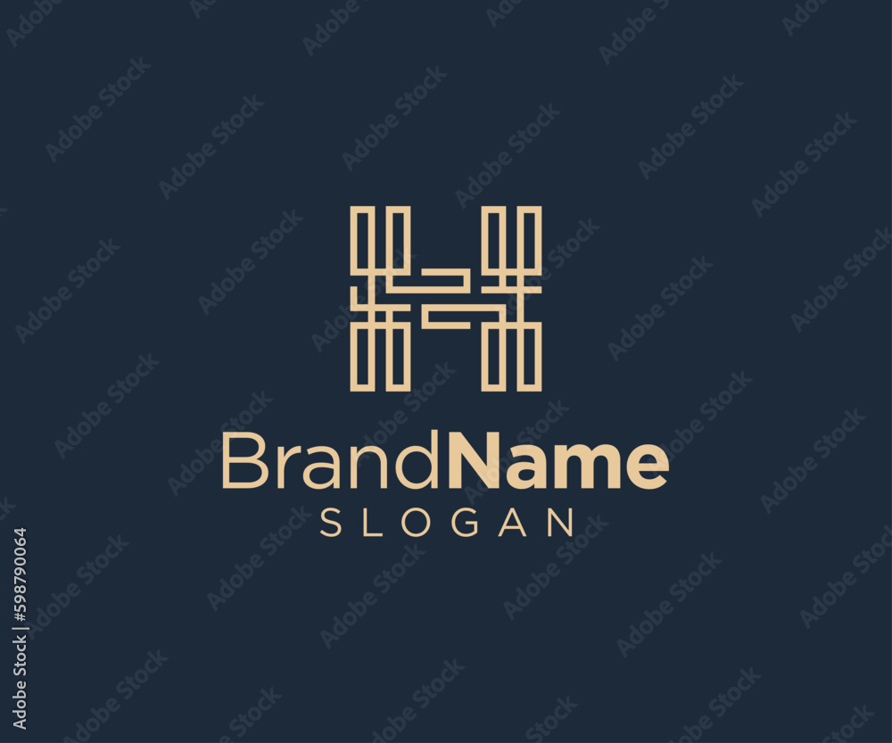 Letter H logo design for various types of businesses and company ...