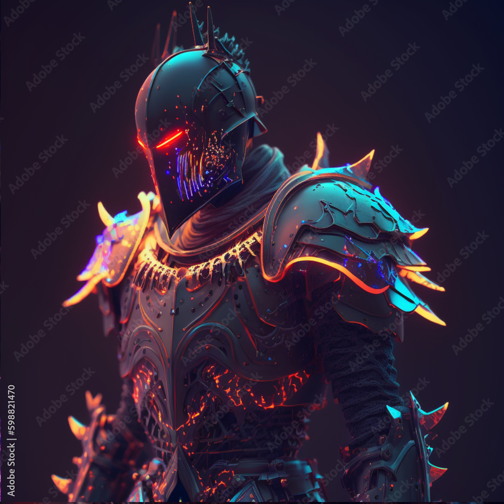 armored Alien monster cyborg multiverse, metaverse halloween fantasy ...