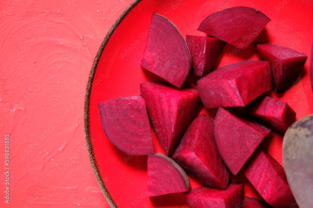 Beetroot (Beta vulgaris) is a root vegetable also known as red beet ...