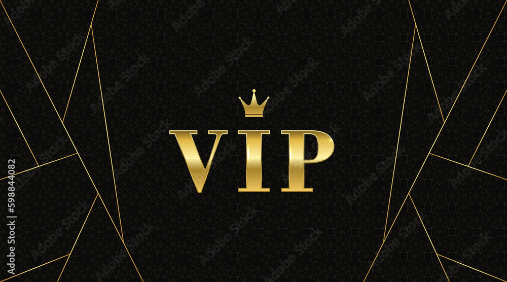 luxury gold and black premium vip card for club members only ...
