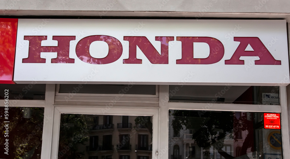 Logo of Honda Motor, a Japanese company that manufactures automobiles ...