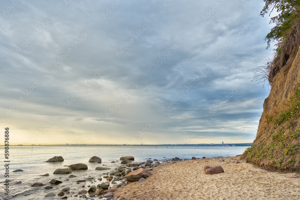 Foto de The most famous cliff on the Polish coast in Gdynia-Orlowo ...