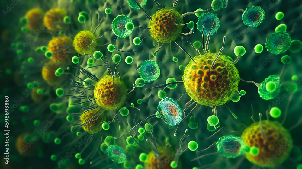 virus imaging from computer with an artificial intelligence (AI) tool ...