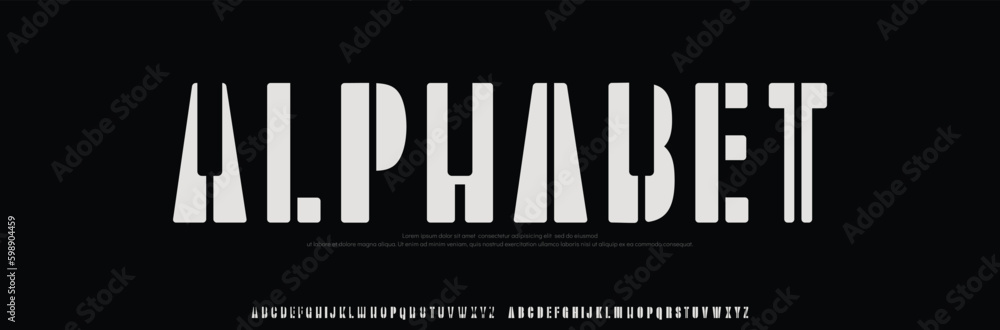 Vetor de Alphabet, piano keys font music synth keyboard letters set ...